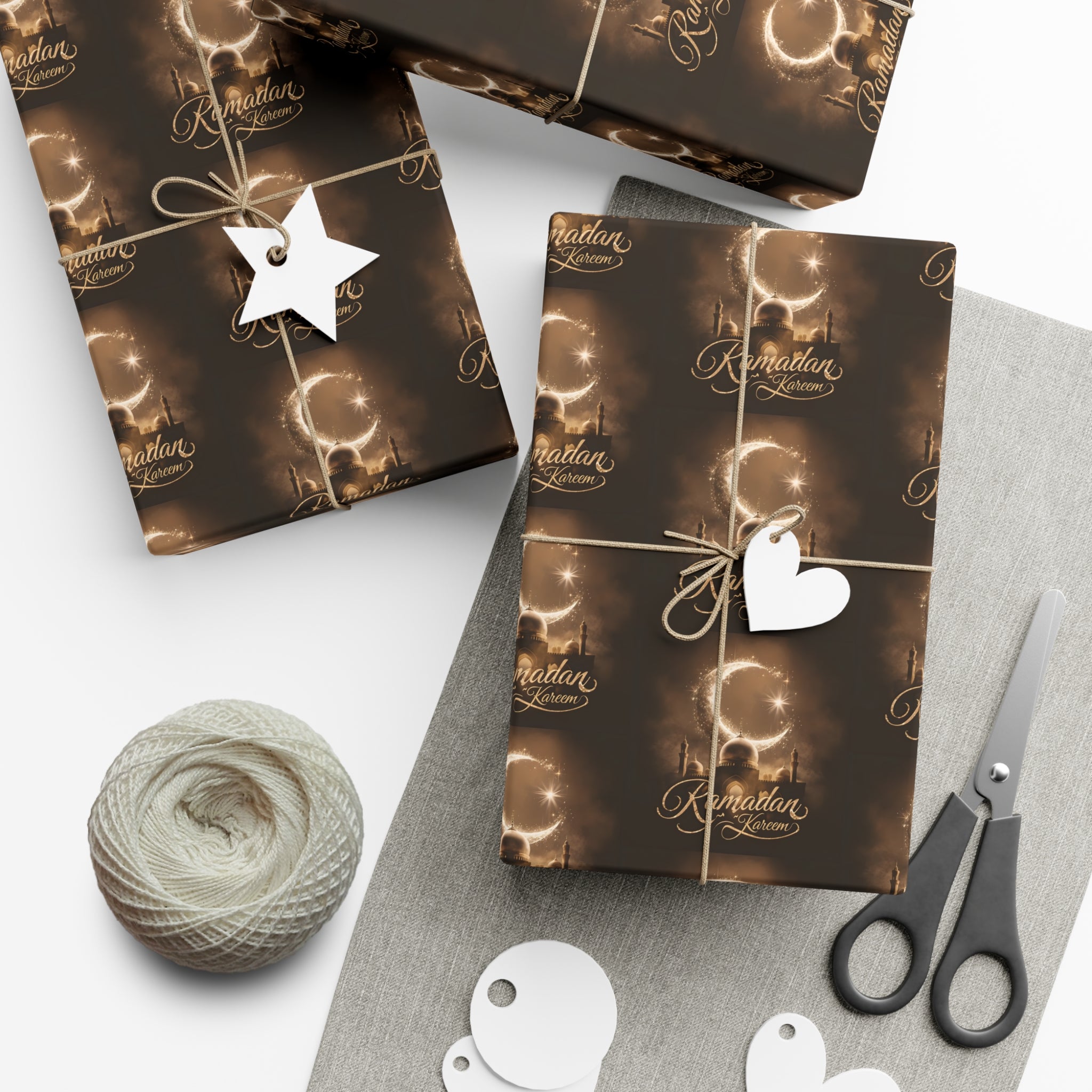 Gift Wrap Papers - Ramadan Kareem Wrapping Paper, Islamic Holiday Gift ...